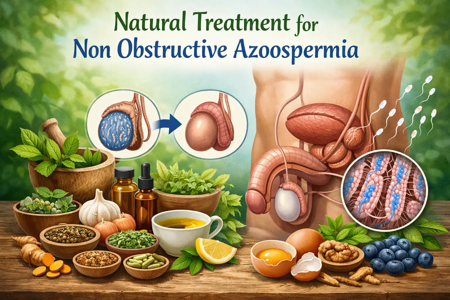 Natural treatment for Non obstructive azoospermia